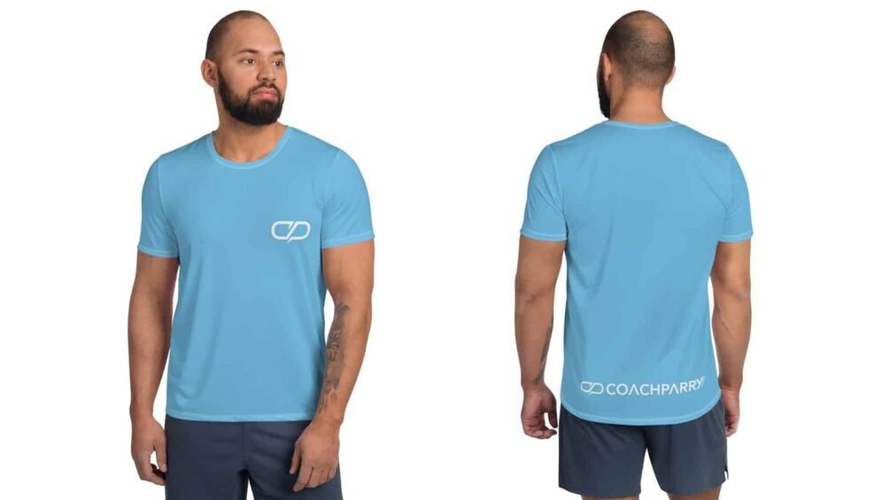 Coach Parry Men's Athletic T-Shirt - Blue