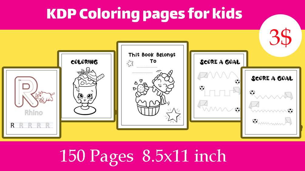 KDP Coloring pages for kids