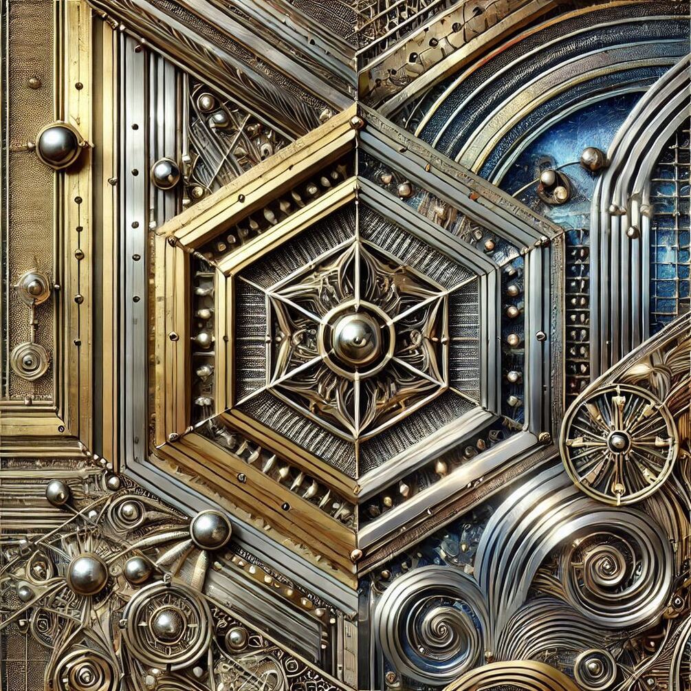 Futuristic Fusion: A Techno-Craftsman's Masterpiece in Metal 🛠️🎨