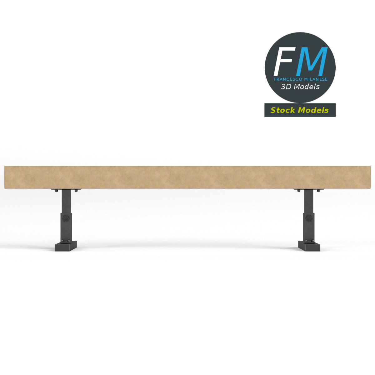 3D MODEL - Mini balance beam