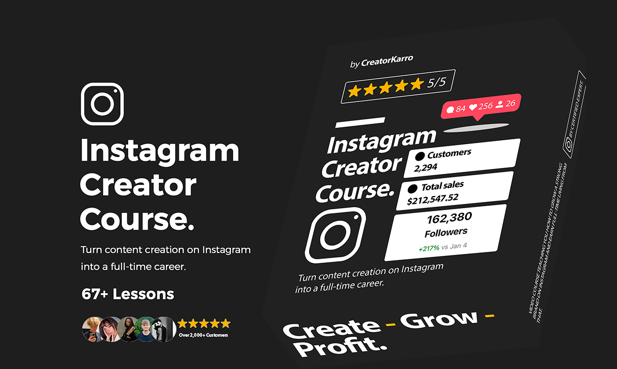 Karolis Piliponis – Instagram Creator Course (Ultimate Bundle) - Course Resellers