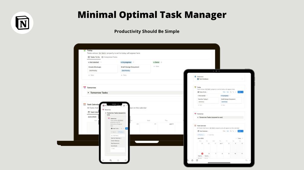 Minimal-Optimal Task Manager (Ivy Lee Method)