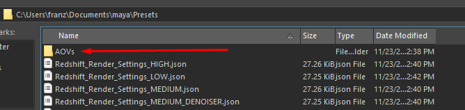 Redshift Quick Render setting and AOVs for Maya
