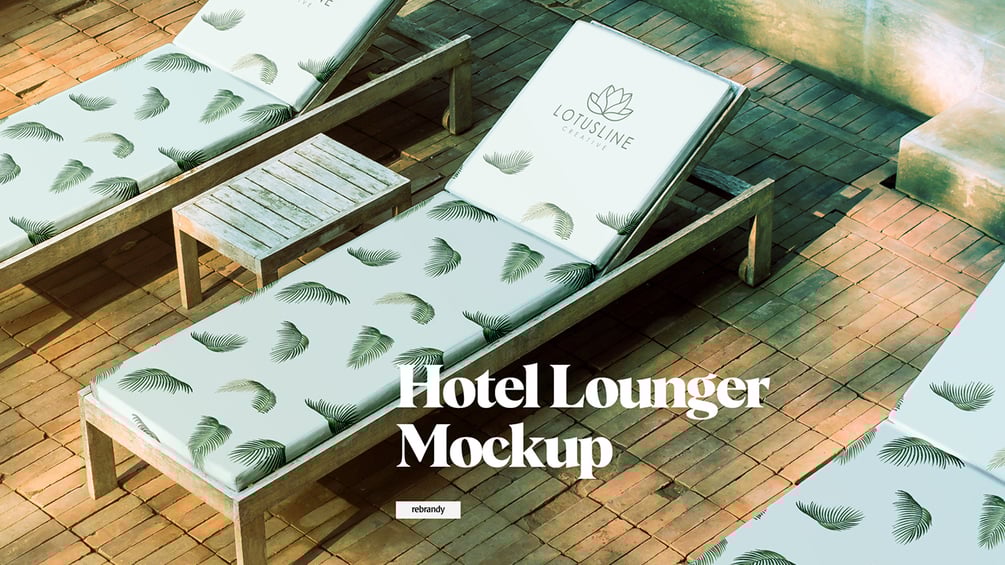 Hotel Lounger Mockup