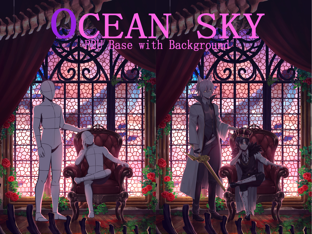 P2U Base with Background - OCEAN SKY