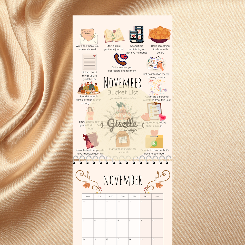 November Self Care Bucket List