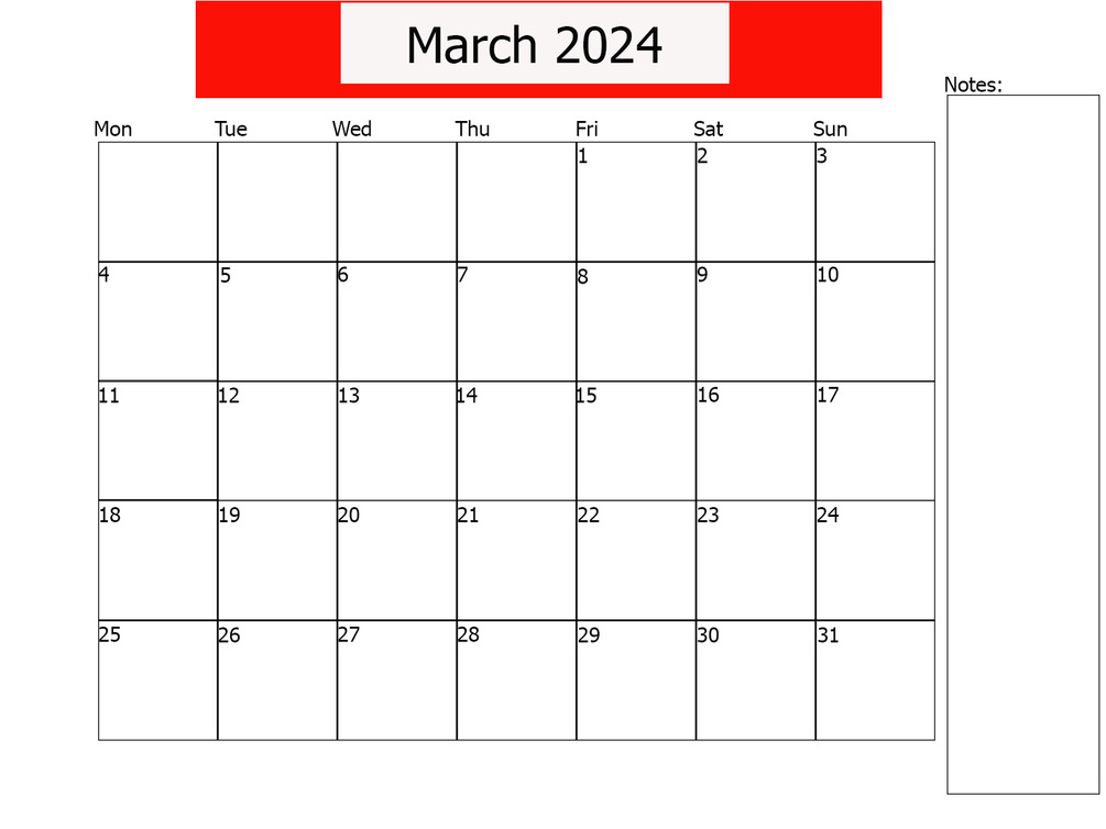 March Calendar 2024|March Editable Calendar|March Printable|March ...