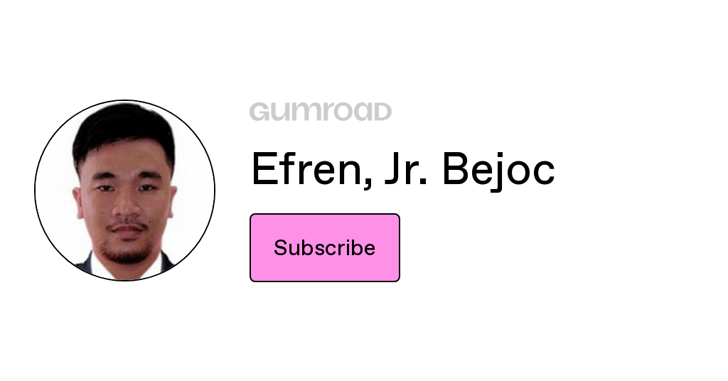 Efren, Jr. Bejoc