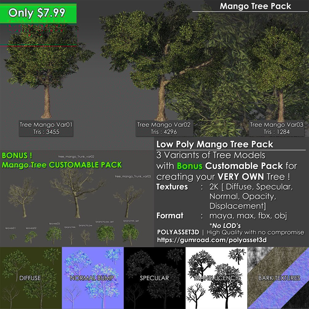 Mango Tree Pack + Bonus