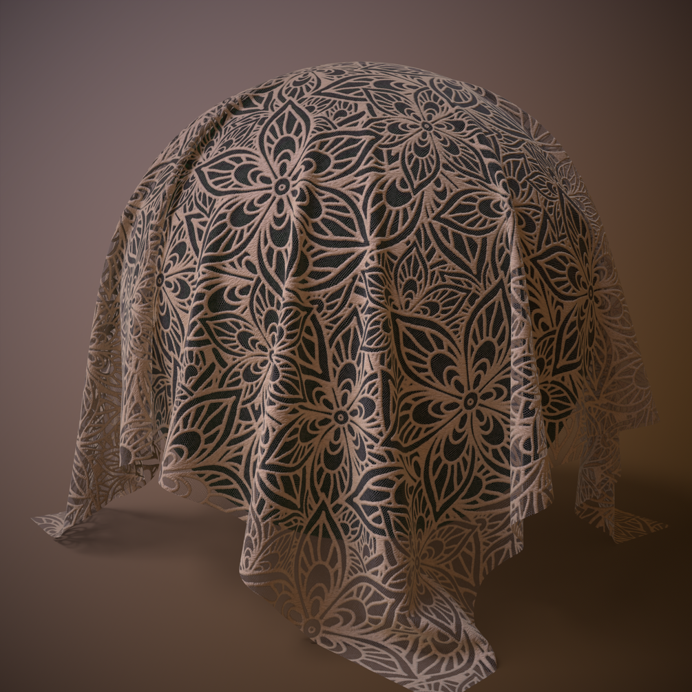 Smart lace substance material (6 patterns)