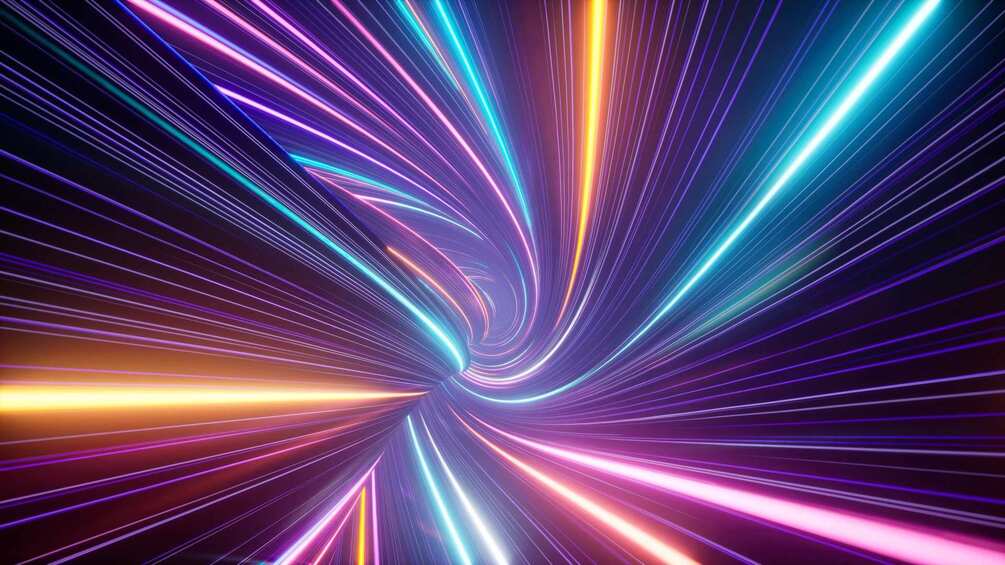 4K🎬 Loop } LED Neon Spiral Tube 230123 / Background { Motion Graphics ...