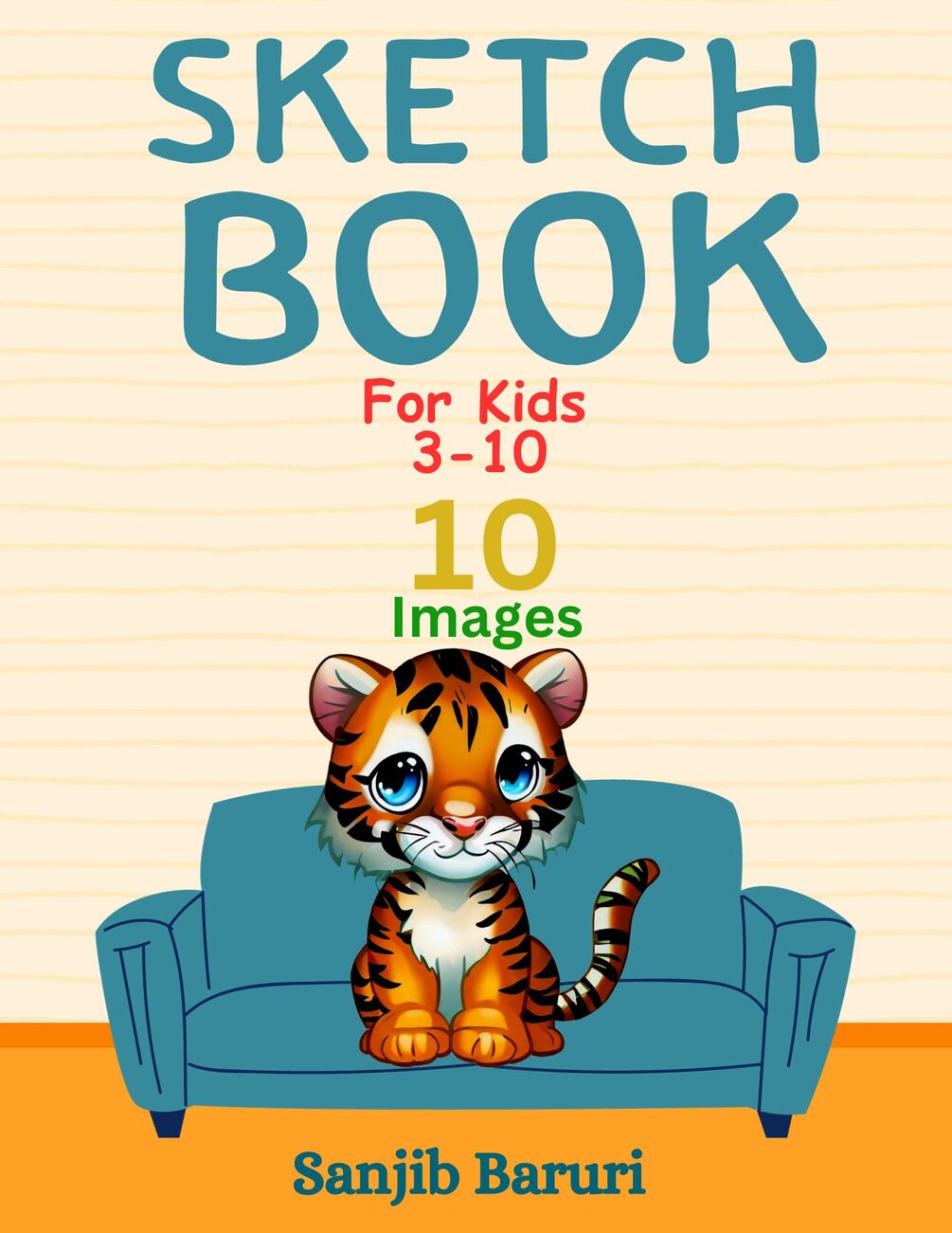 Animal Sketch Book For Kids ( 3 to 10 Years, Book - II )