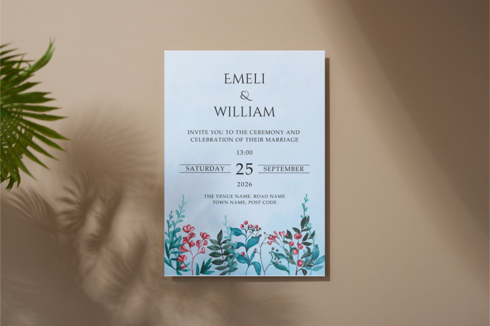 Customizable Invitation Template (Canva)