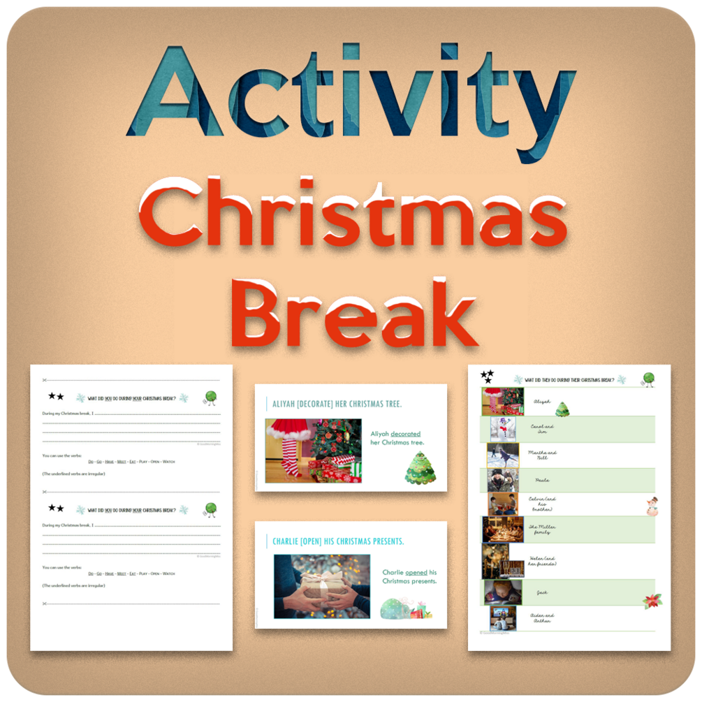 WHAT DID THEY DO DURING THEIR CHRISTMAS BREAK? - An activity for ESL ...