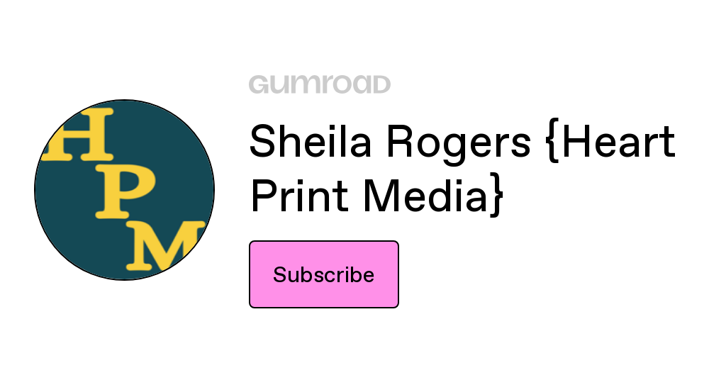 Sheila Rogers {Heart Print Media}