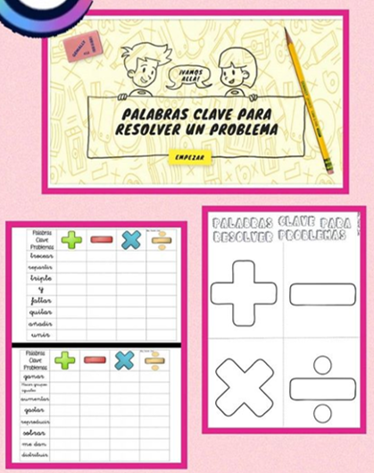 Palabras clave resolver problemas