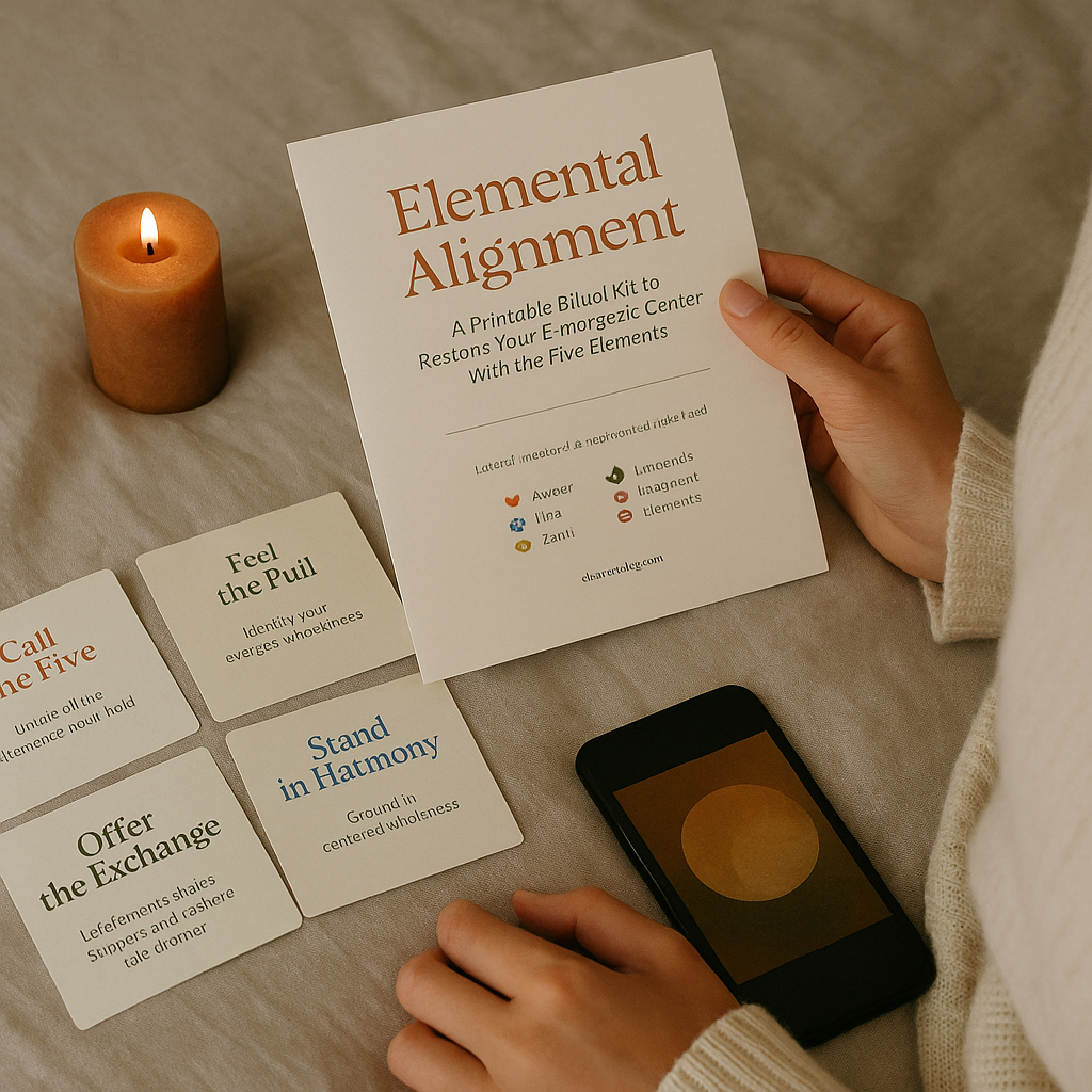 Elemental Alignment · Printable Ritual Kit