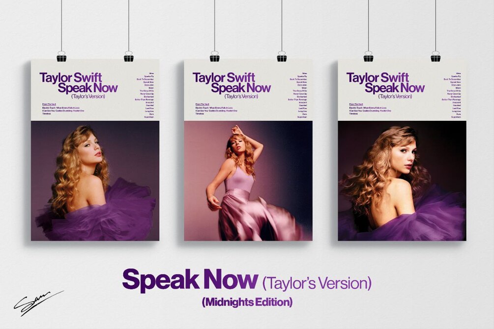 Speak Now (Taylor's Version) Posters Collection (Midnights Edition)