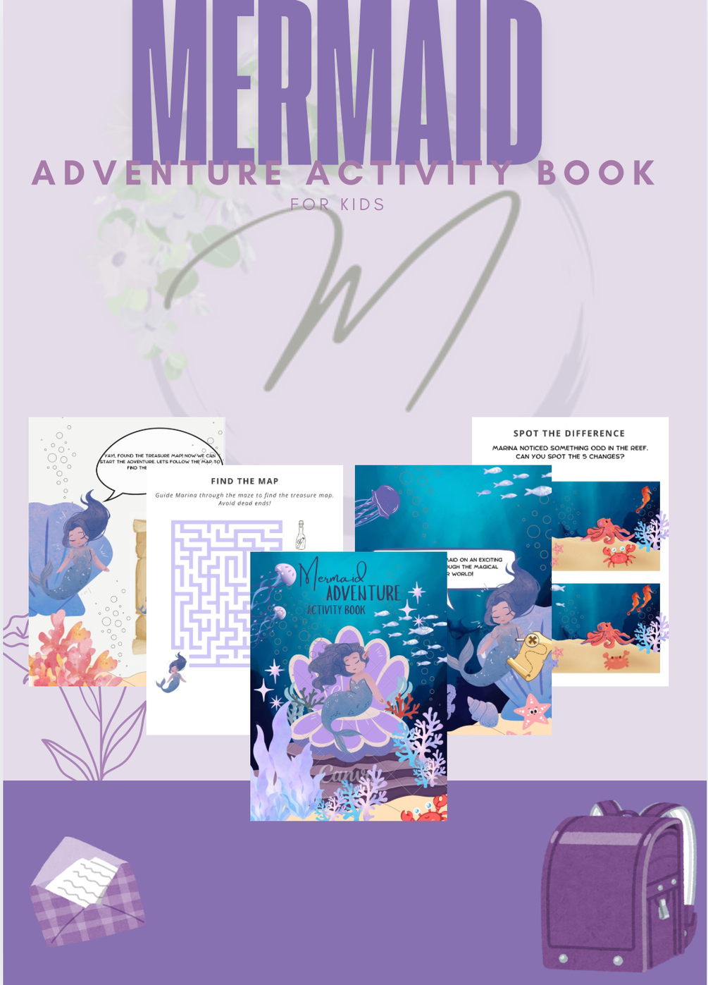 Mermaid Adventure Activity Book