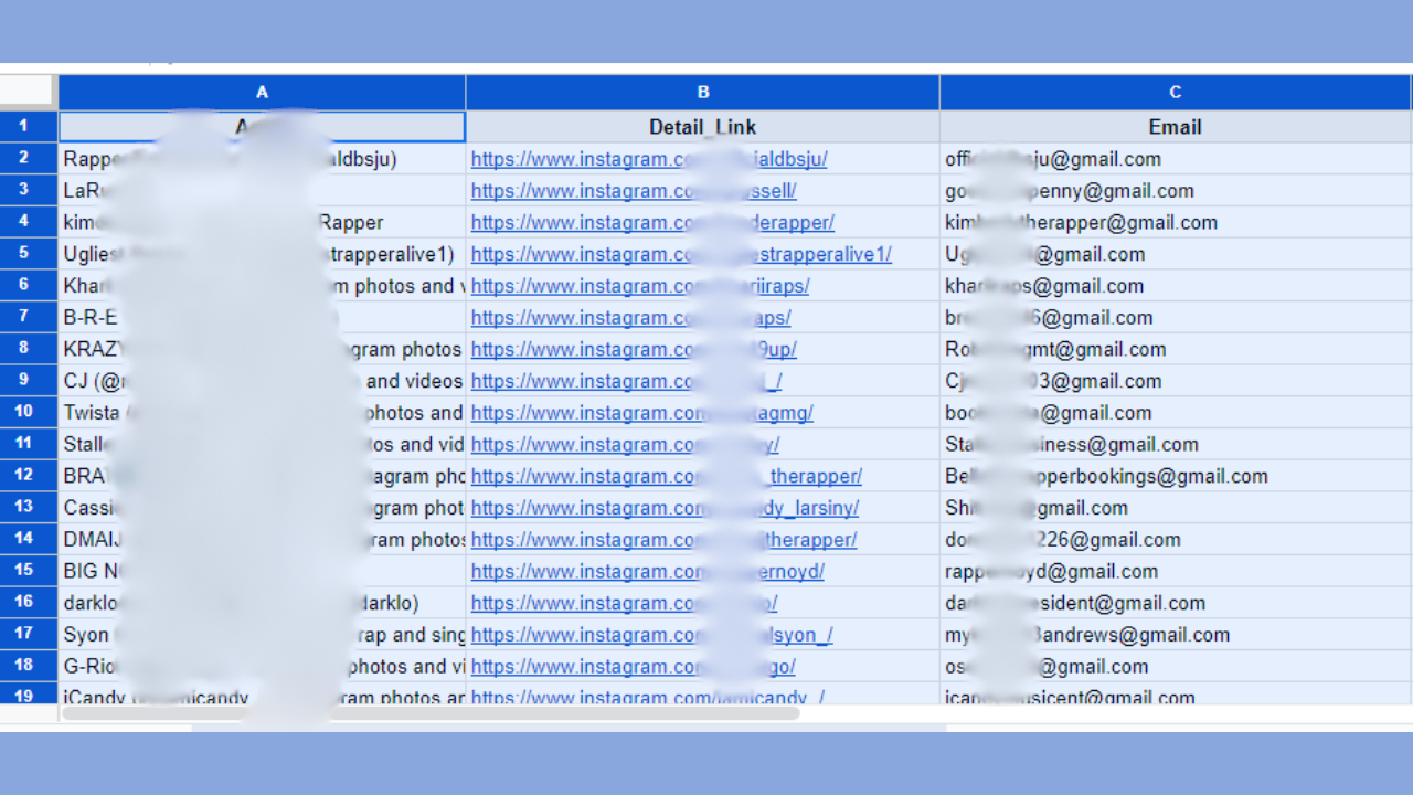 Free Email lists of rappers 2025