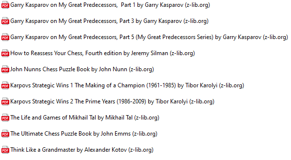 10 BEST CHEST BOOKS AND CHESS PUZZLES