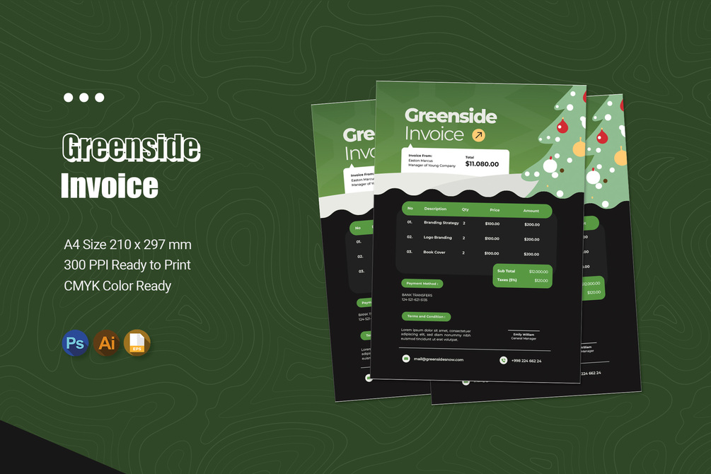 Grenside Snow Invoice