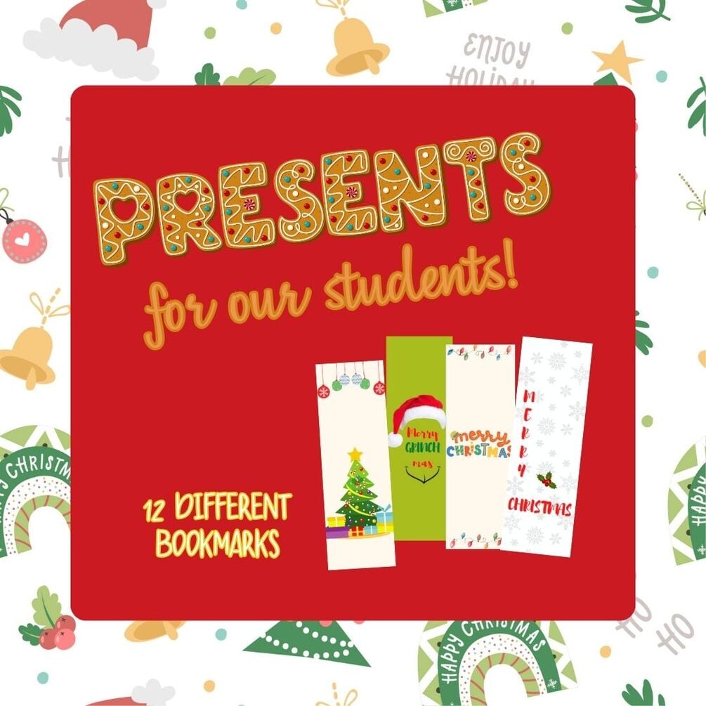 Christmas bookmarks