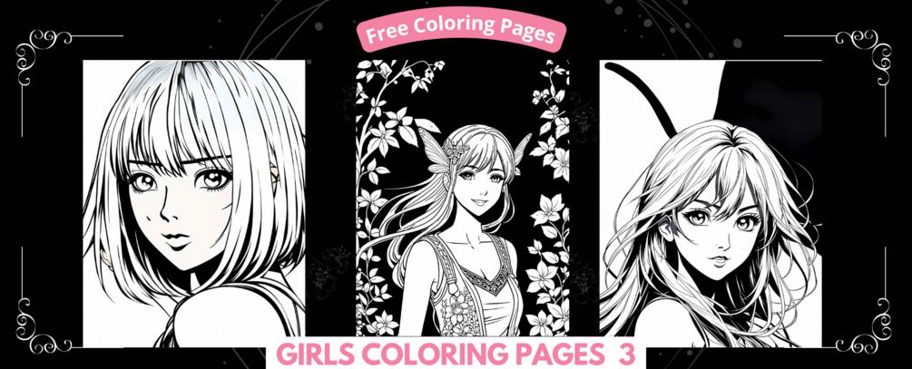 Girls Coloring Pages 3