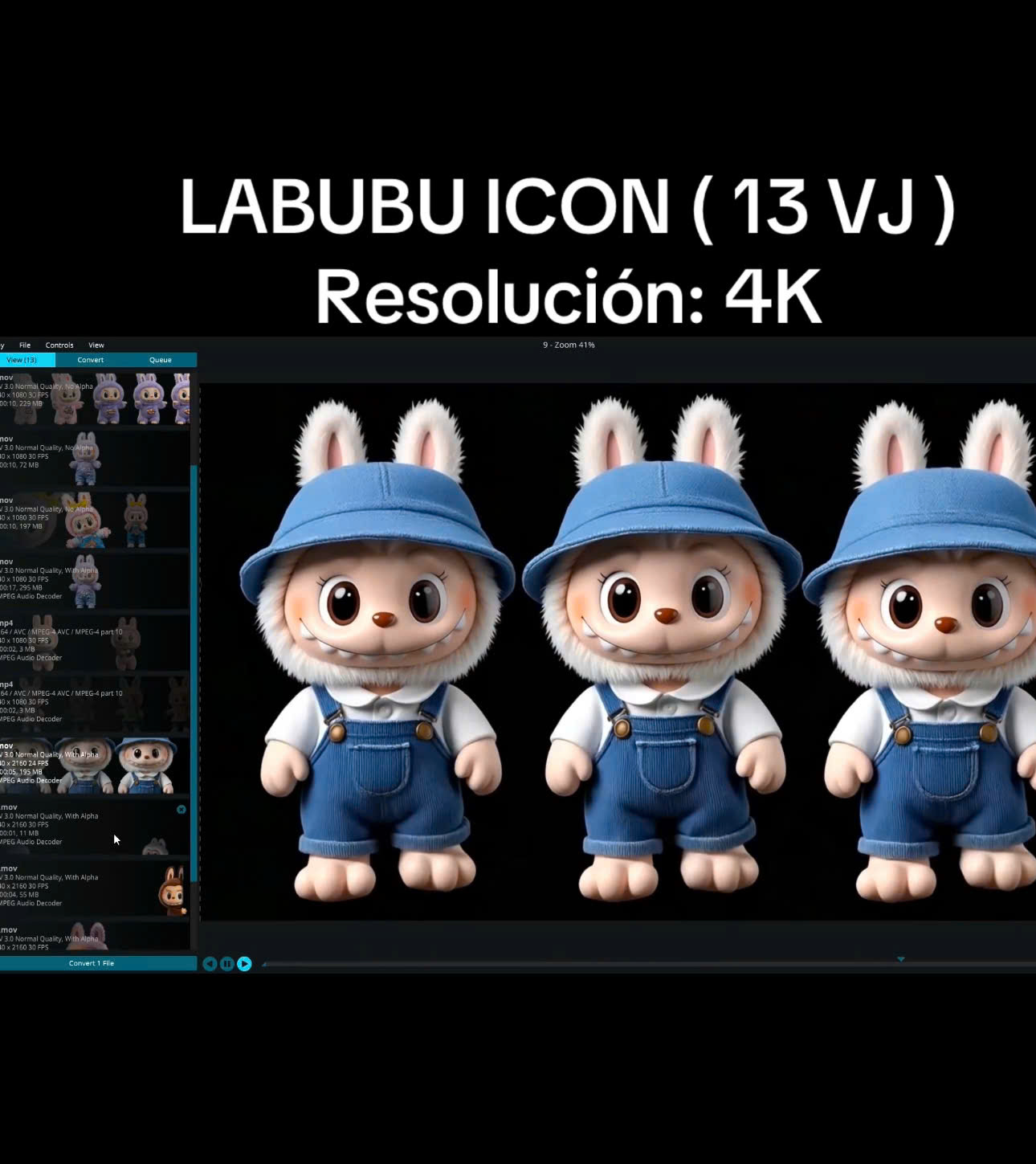 LABUBU ICON 4K ( 13VJ )