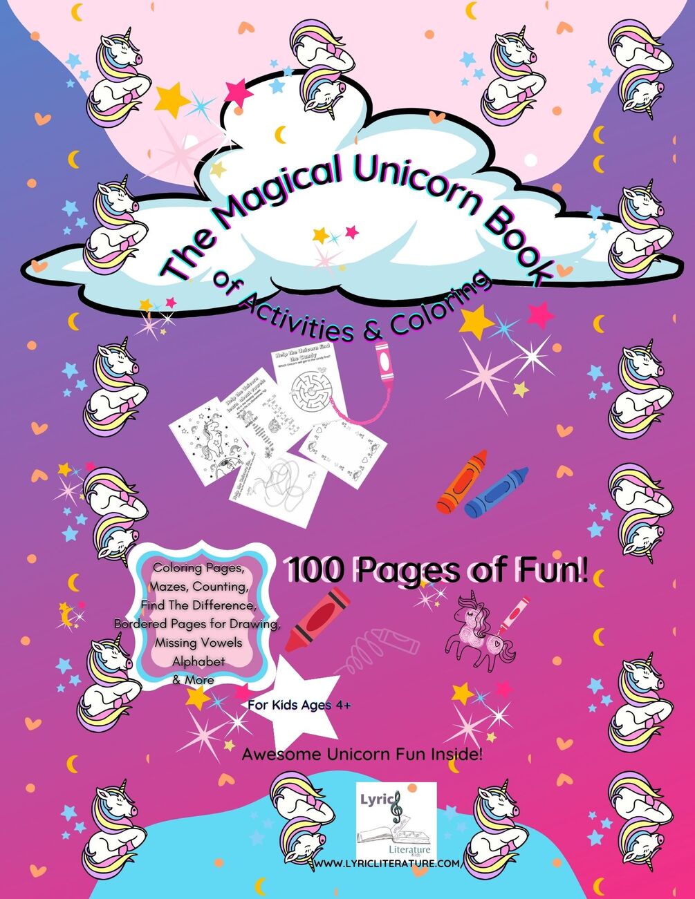 The Magical Unicorn Book if Activities & Coloring