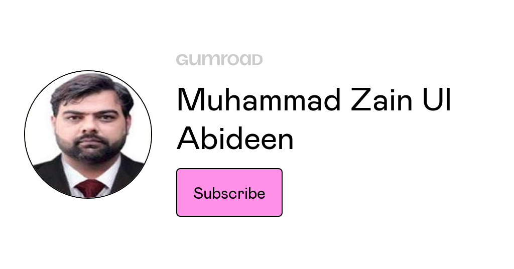 Muhammad Zain Ul Abideen