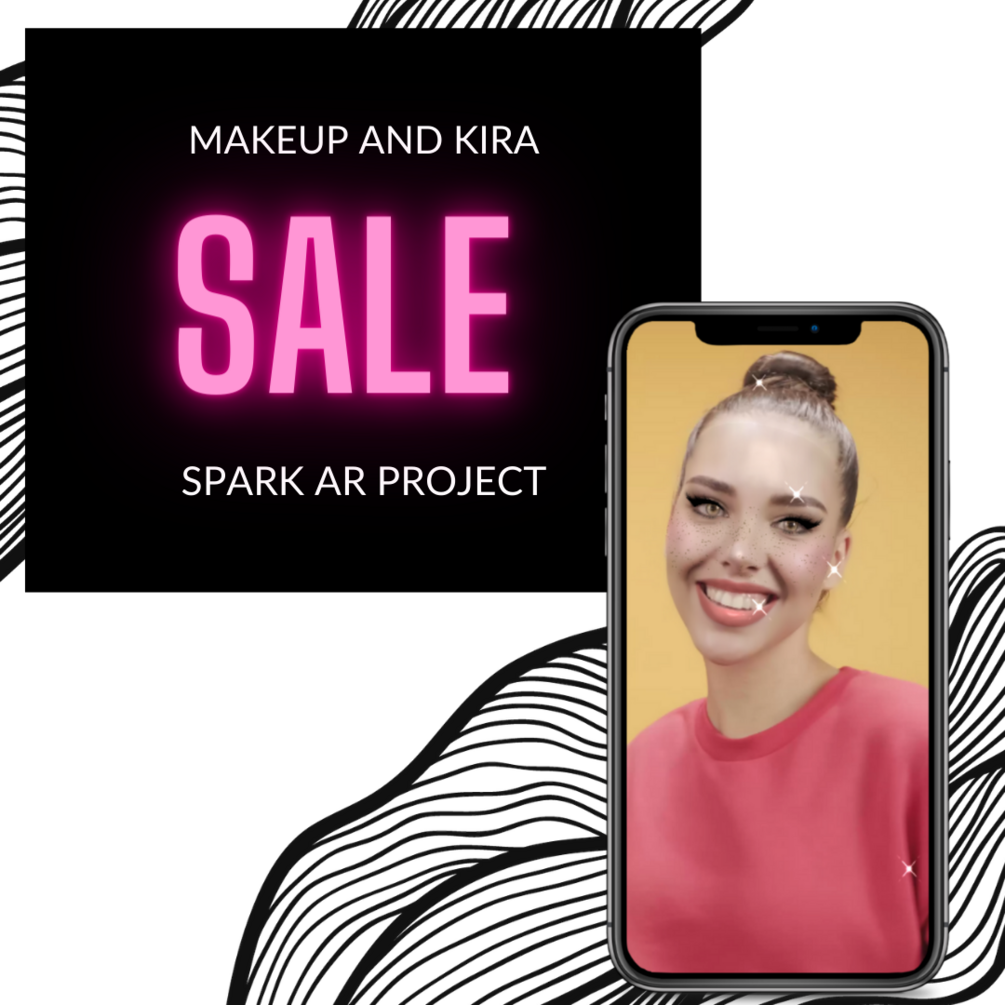 Spark Ar makeup and kira