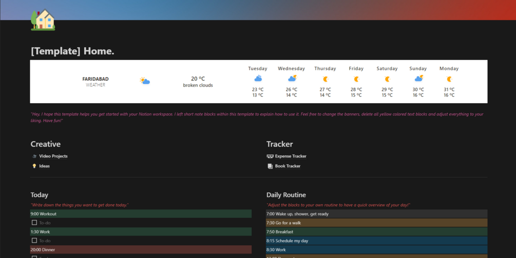 Video Scripting/Tracker Notion Template