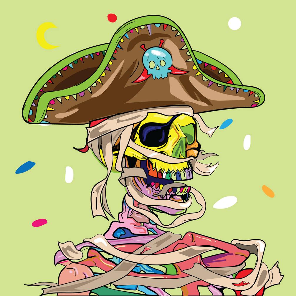 Pirate caracter NFT Art