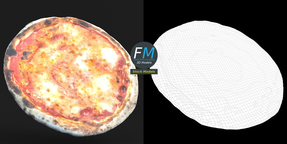 3D MODEL - Pizza 2