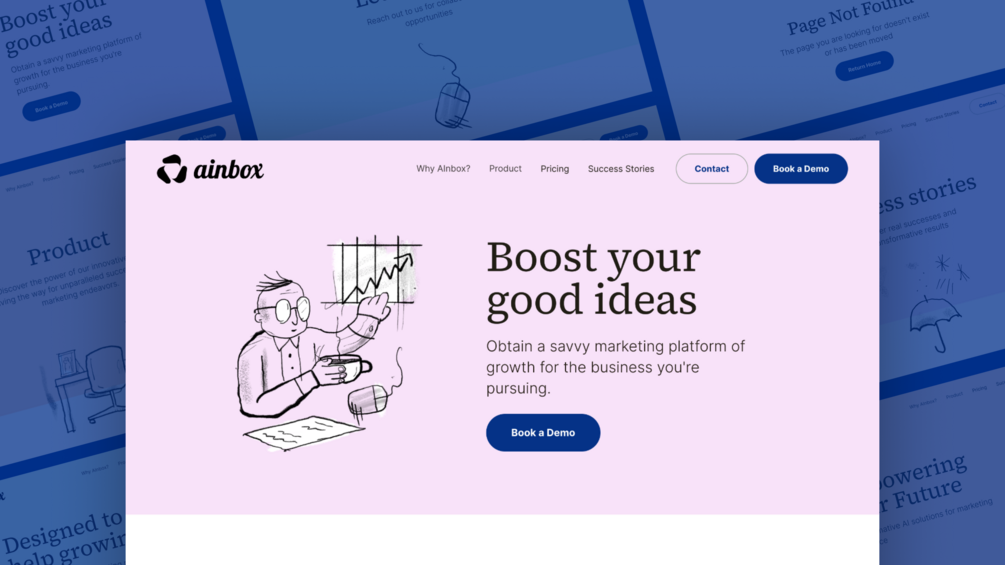 AInbox - Marketing Landing Page Framer Template