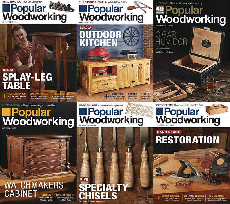 Popular Woodworking USA - 2022 Full Year - Digital Downloads - PDF ...
