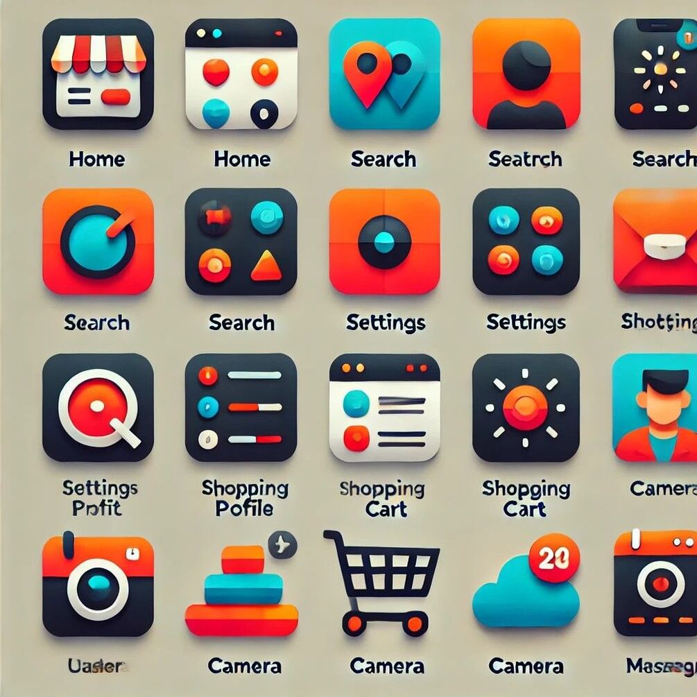 Stunning Flat UI Icon Pack – Perfect for Modern Web & Mobile Apps