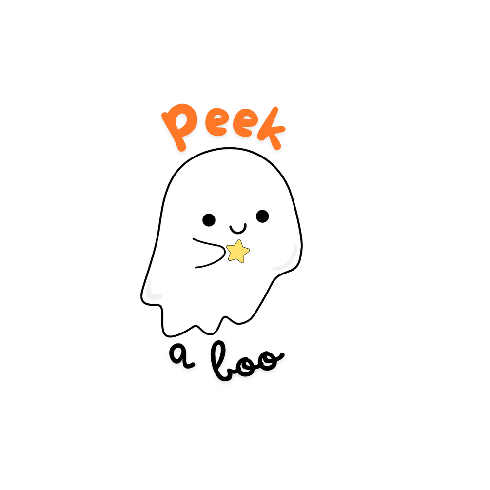 Peek-a-boo FUN sticker