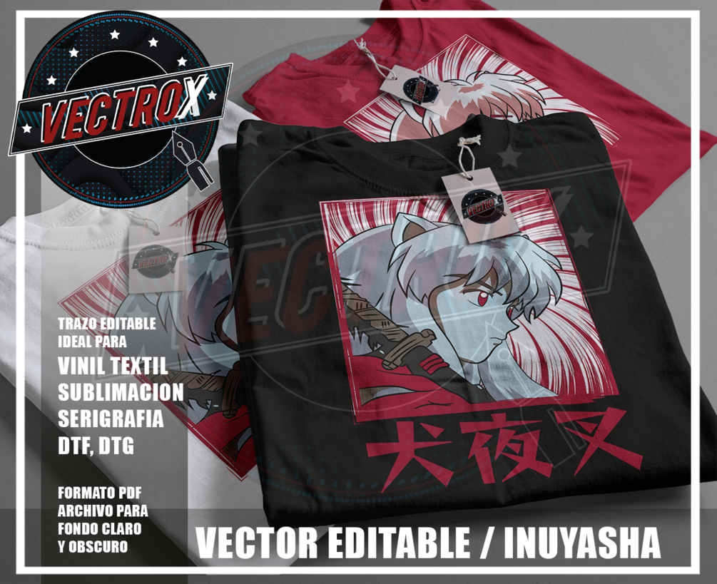 Vector Editable - Inuyasha