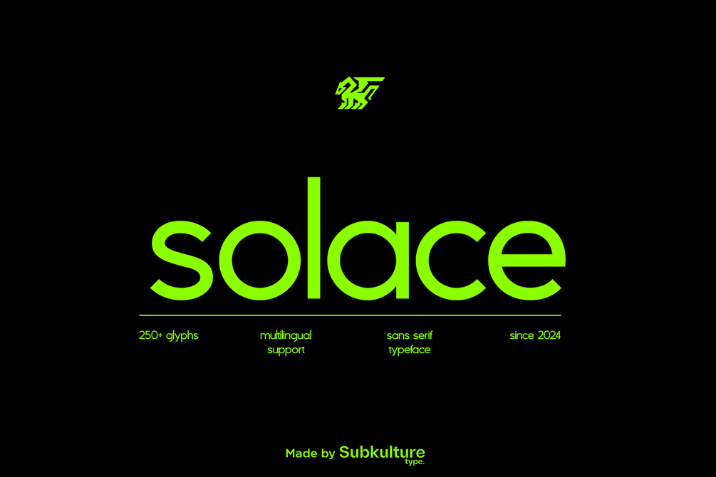 Solace - Geometric Sans Serif