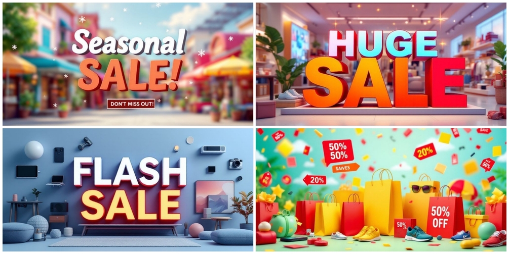 Sale & Promo Banner Pack - Landscape 16:9