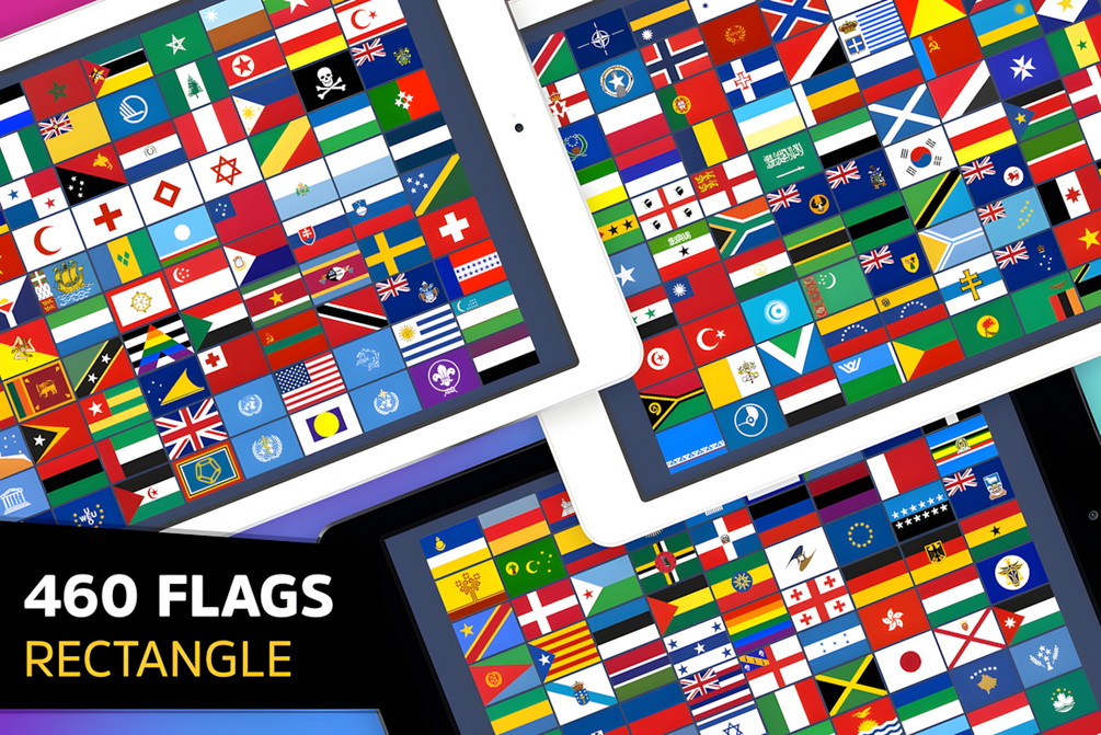 460 FLAGS - RECTANGLE