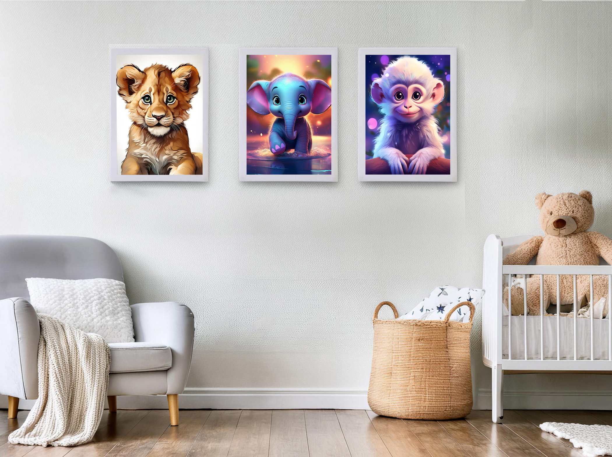 LION CUB WALL ART - instant download