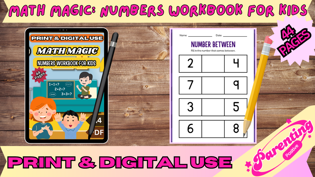 Math Magic: Numbers Workbook for Kids, Learn Numbers, Early Learning ...