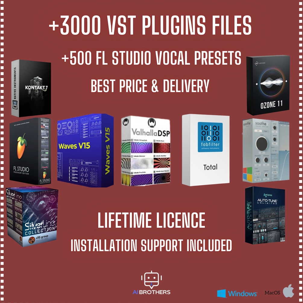 SUPER PRODUCER BUNDLE +500 FL STUDIO VOCAL PRESETS (stock & waves)