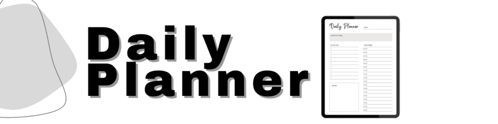 Simple, Efficient, Aesthetically pleasing Daily Planner