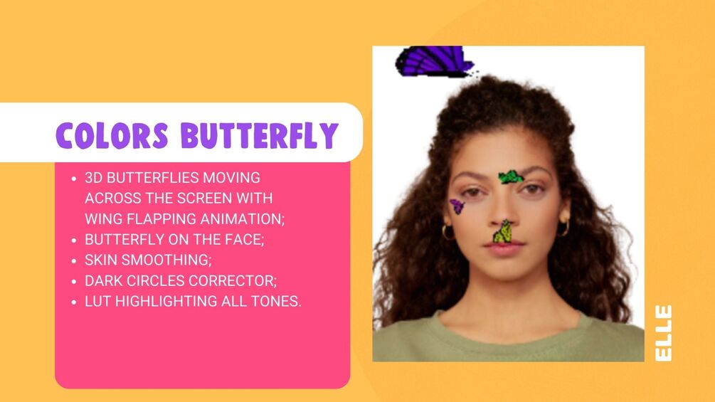 Spark AR Project – Colors Butterfly