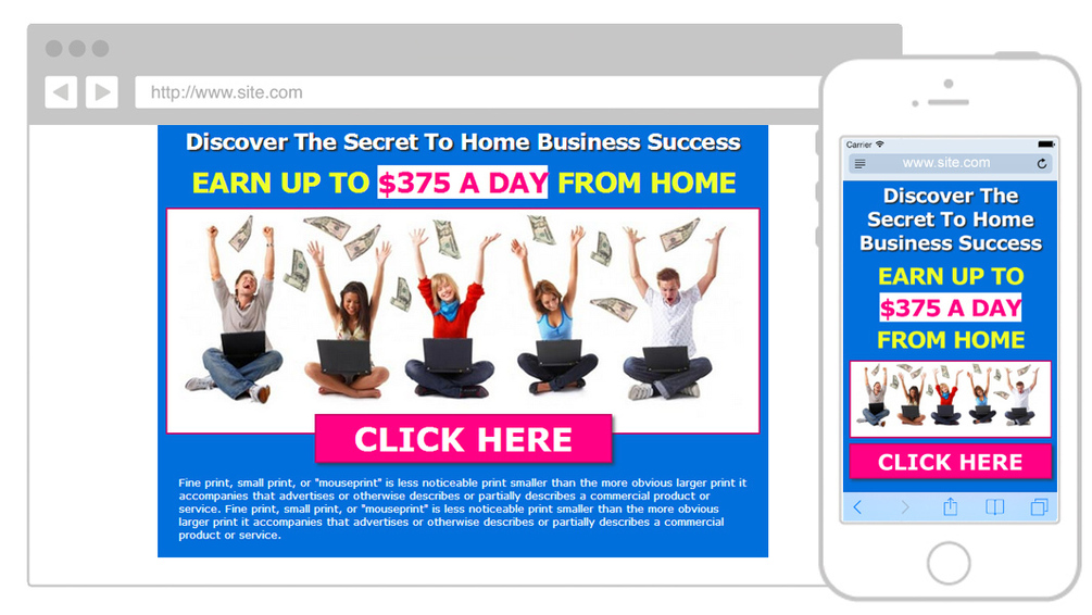 Biz Opp PPV Landing Page Template