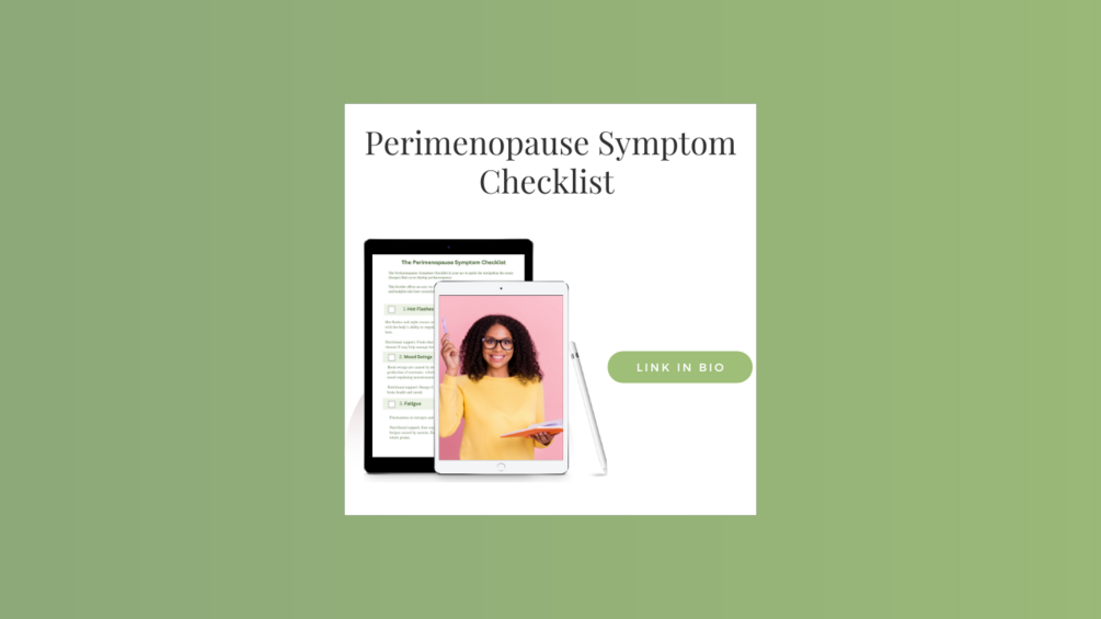 The Perimenopause Symptom Checklist